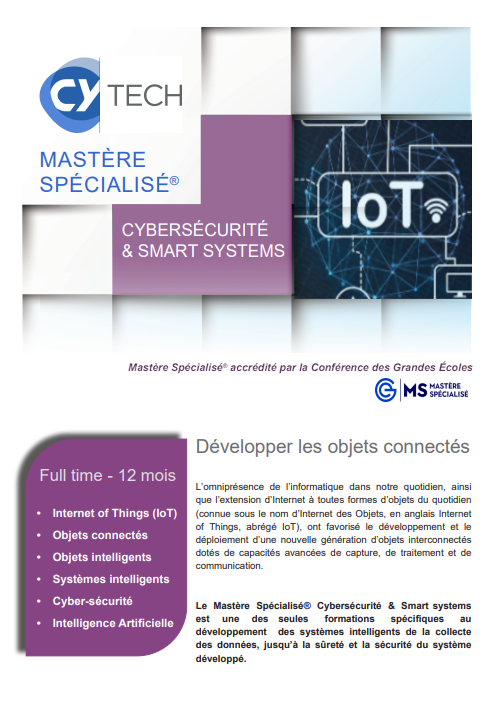 Brochures Mastères Spécialisés - CY Tech